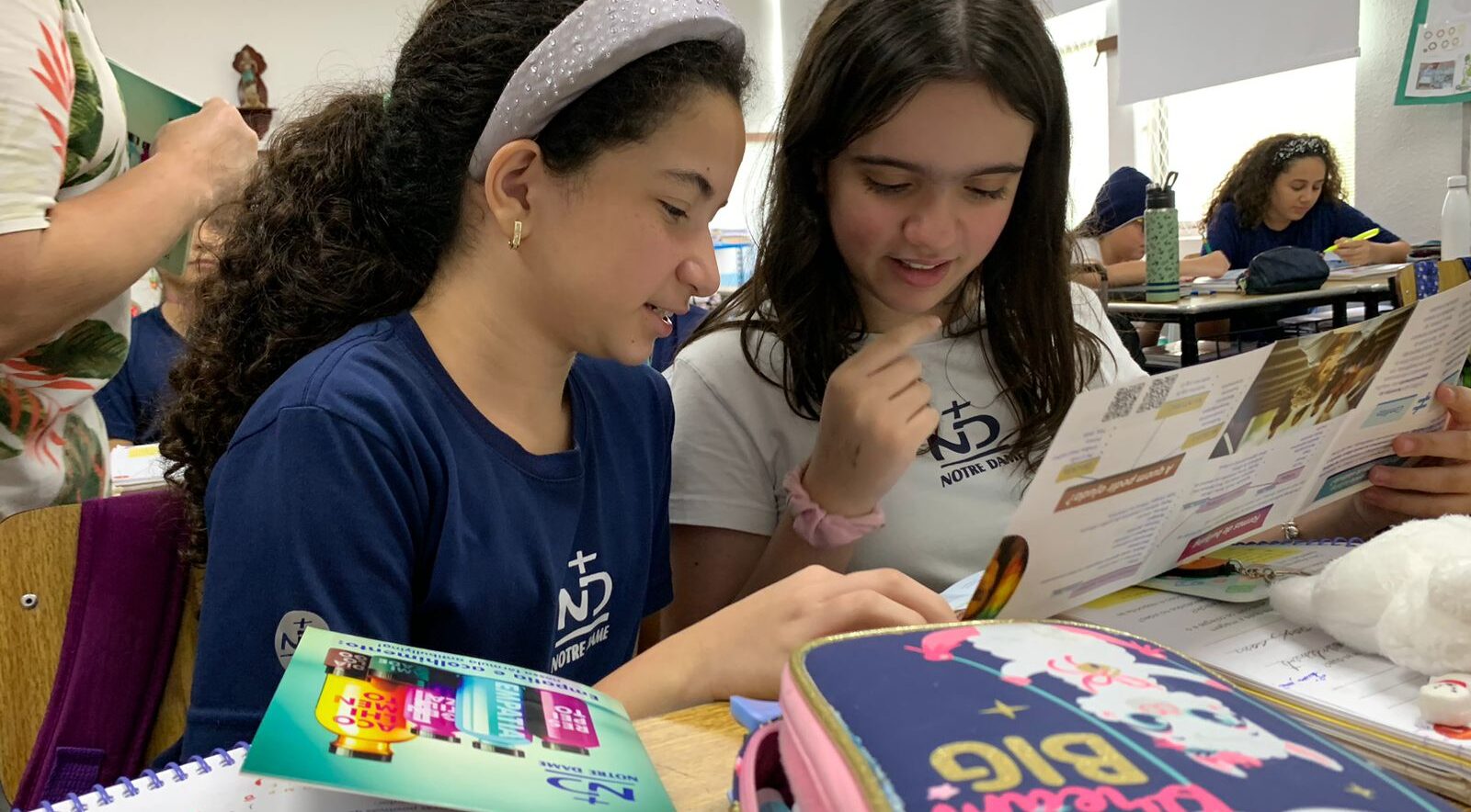 Conscientização em ação: Colégio Notre Dame distribui folder sobre ...