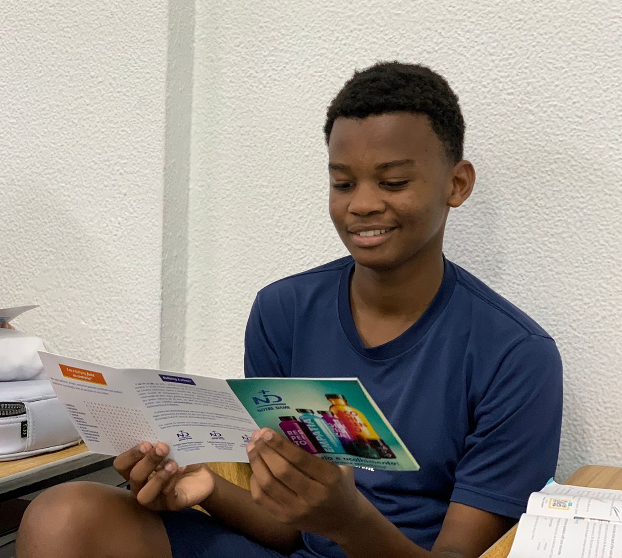 Conscientização em ação: Colégio Notre Dame distribui folder sobre ...